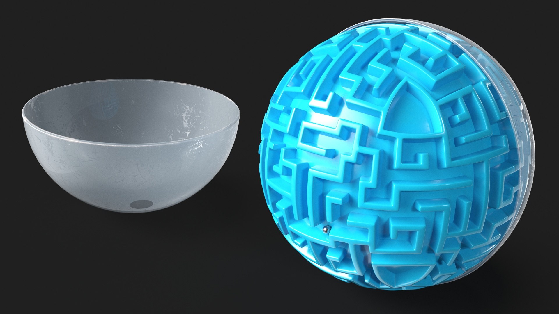 3D Spherical Maze Puzzle - TurboSquid 2267082