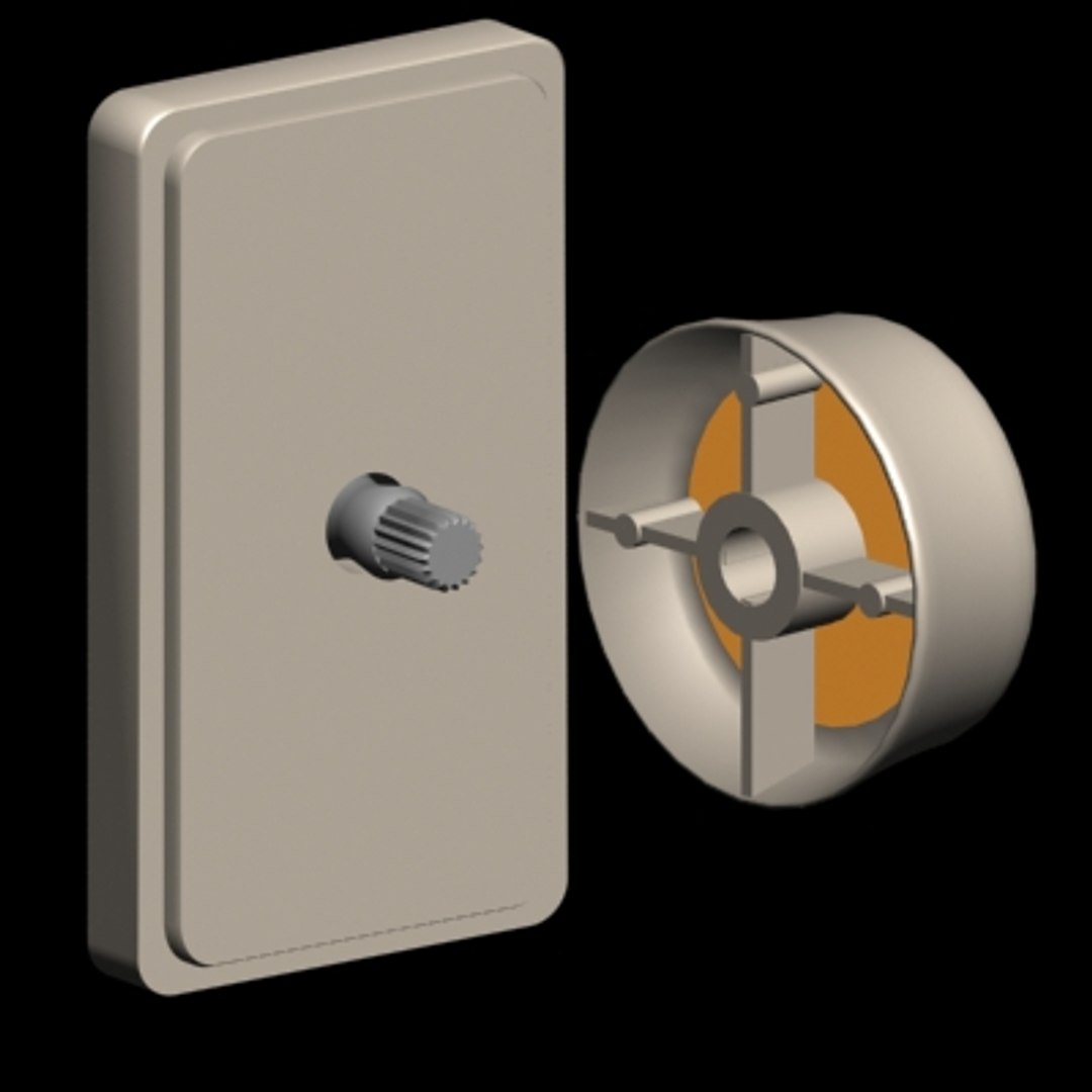 3d Model Decora Style Dimmer Module