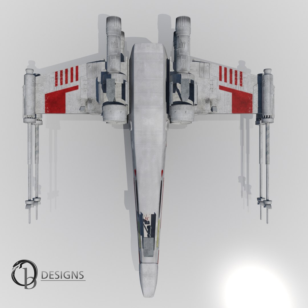 3d Fighter Luke Skywalker