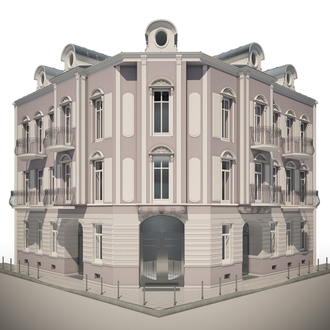 Tenement House 3D Model - TurboSquid 1170757