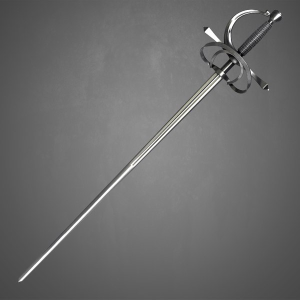 3D celtic rapier - TurboSquid 1376949