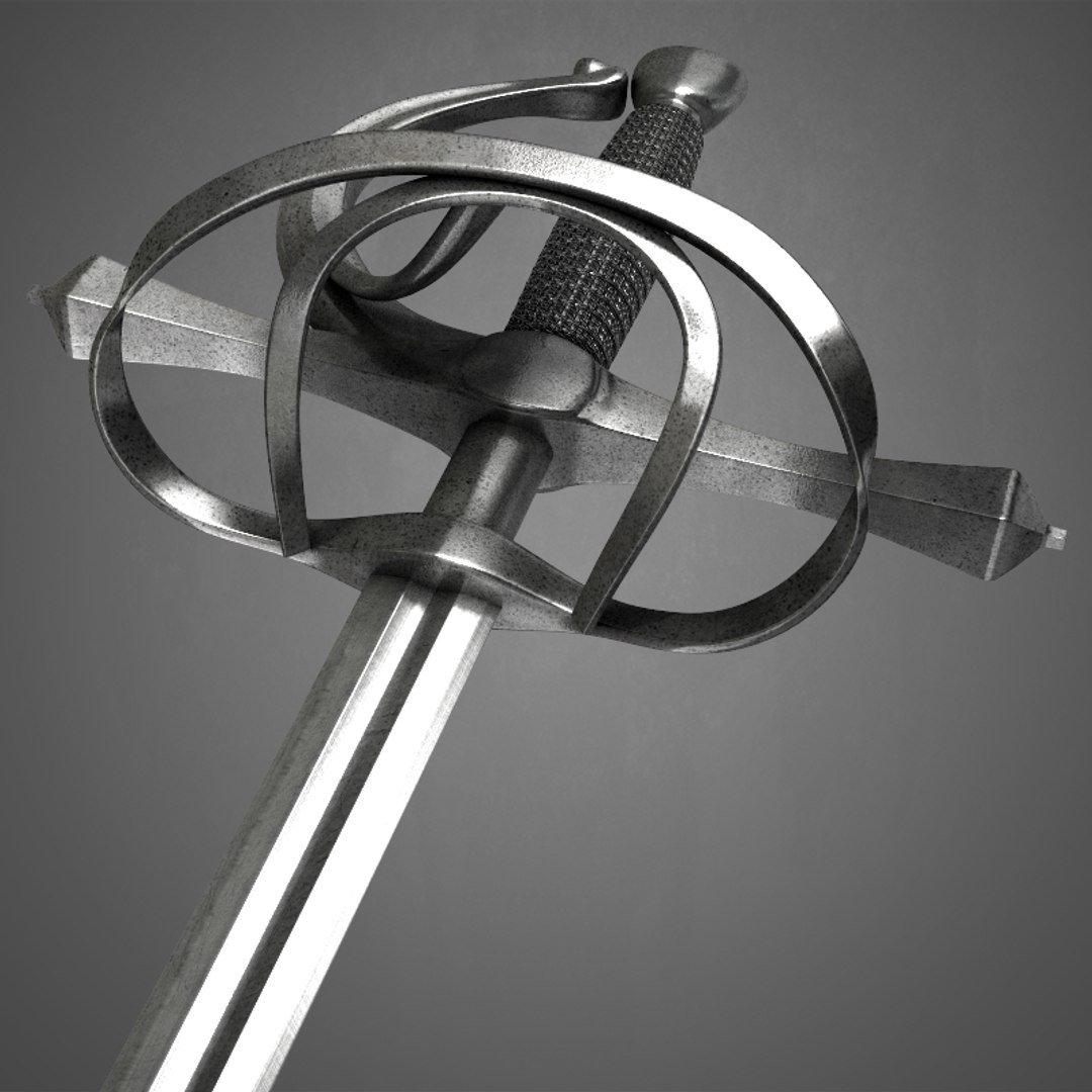 Rapier Sword 3d Model