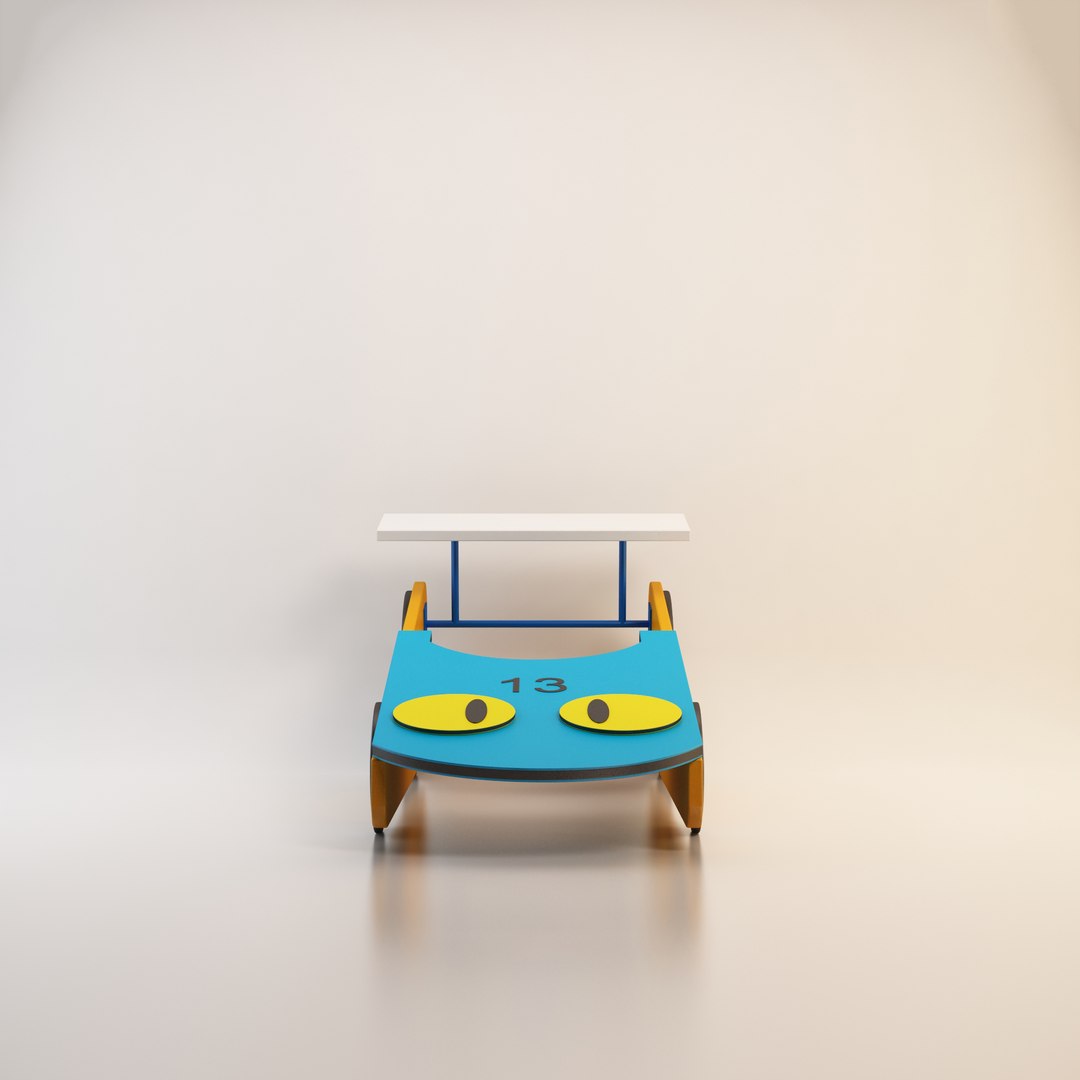 Car Playground Child 3d Model