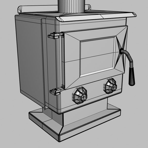 3d model stove