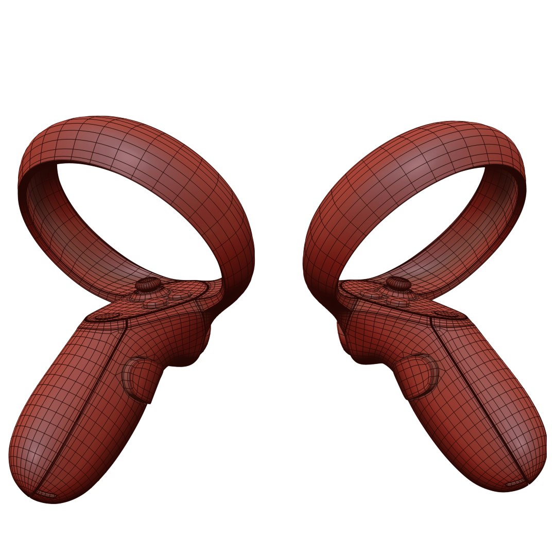 3D Oculus Quest Controllers - TurboSquid 1387757
