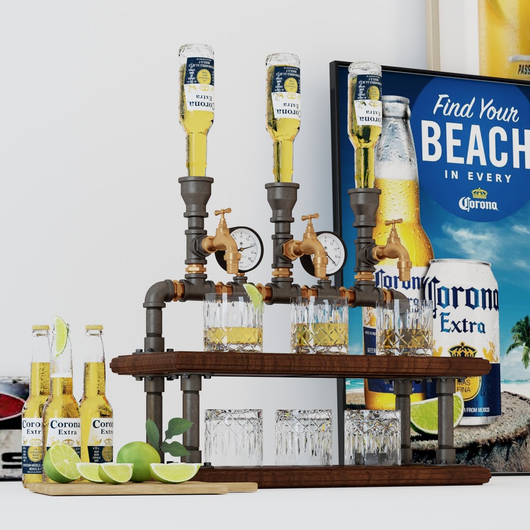 3D model Liquor Dispenser LD7 - TurboSquid 1722058