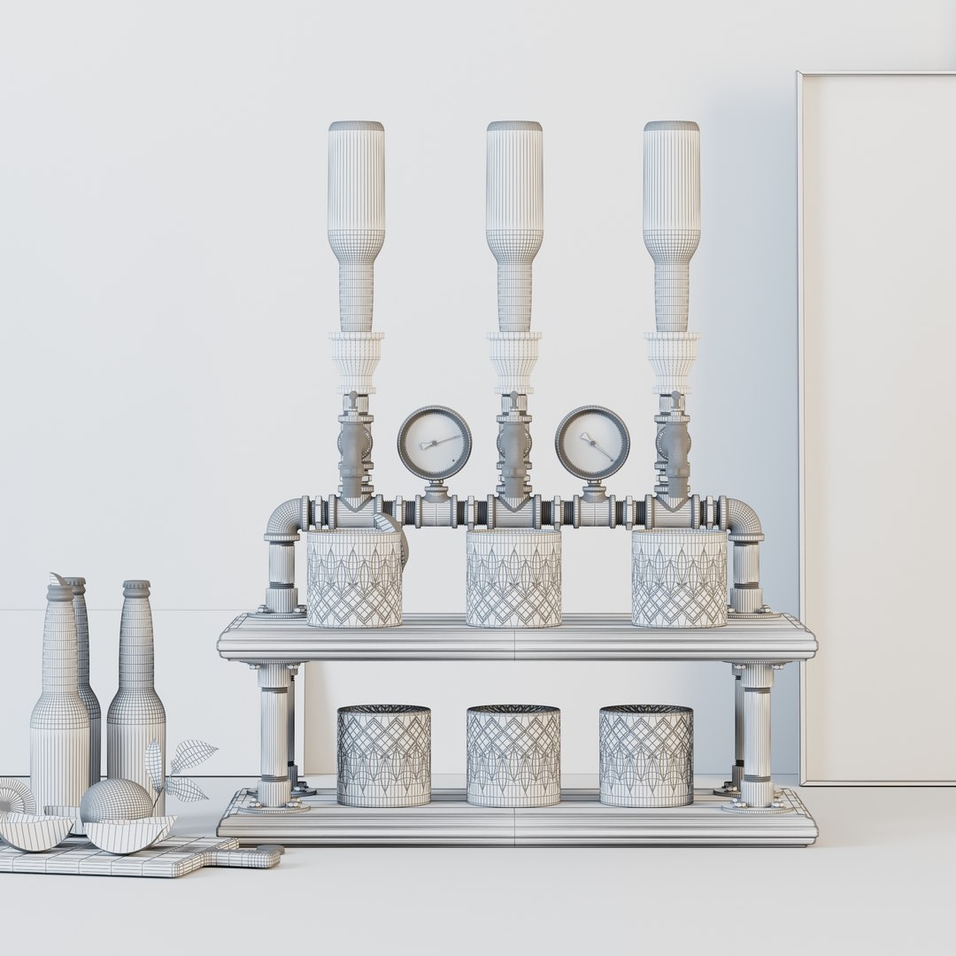 3D model Liquor Dispenser LD7 - TurboSquid 1722058