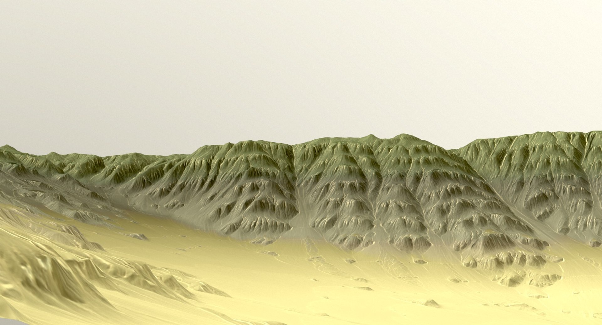 3d Model Hills Cliffs Terrain