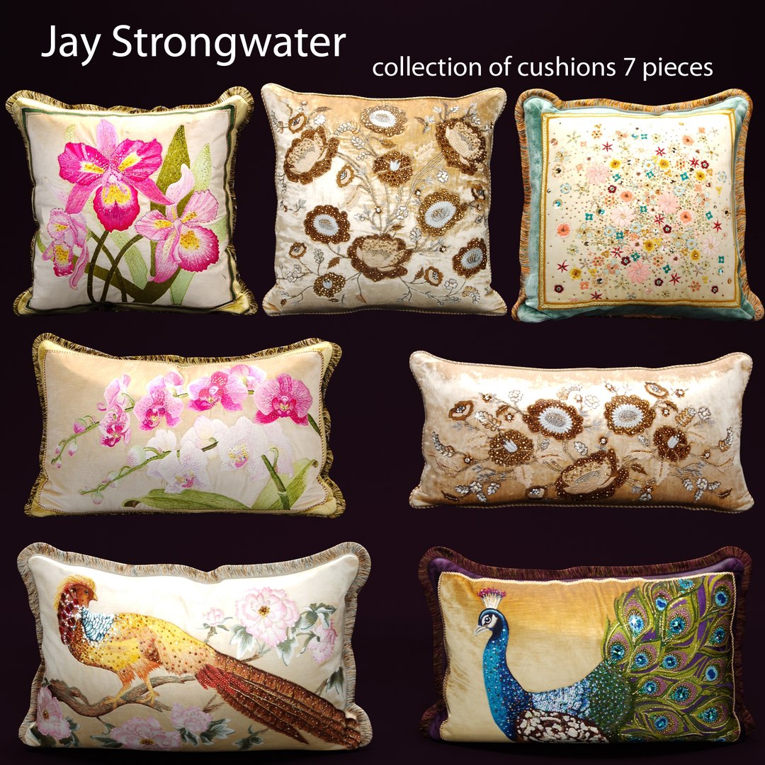 3d model pillow set