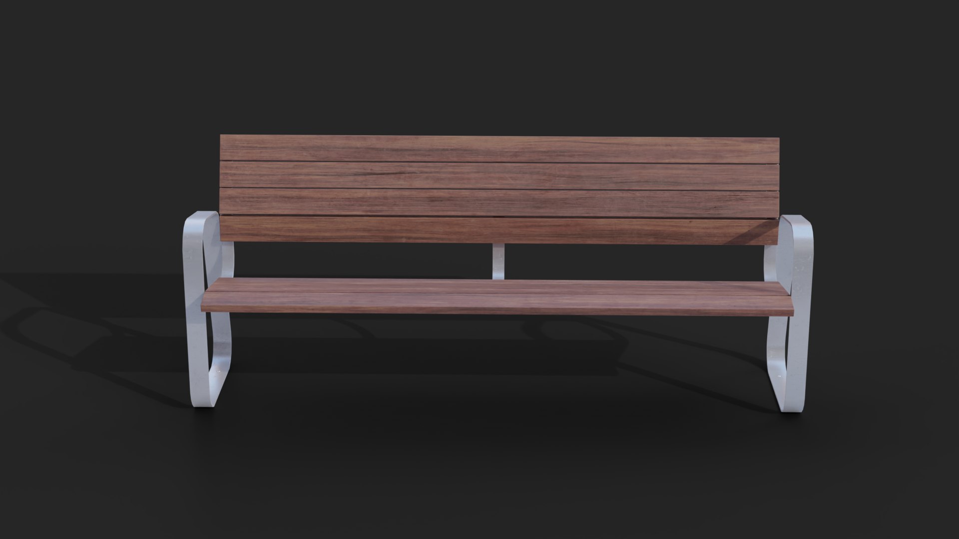 3D Collection Of Two Marina Benches Low-Poly - TurboSquid 2136335