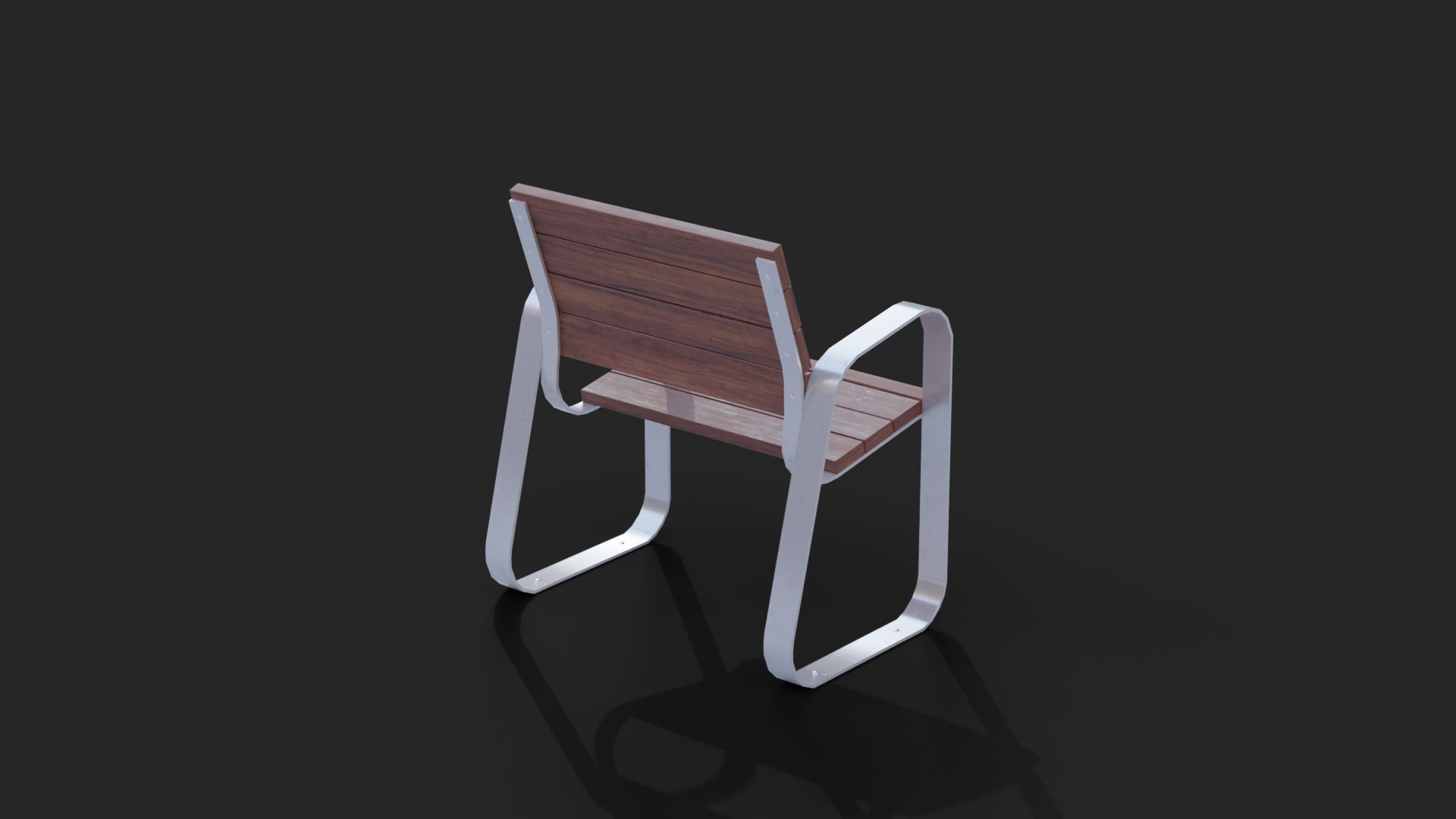 3D Collection Of Two Marina Benches Low-Poly - TurboSquid 2136335