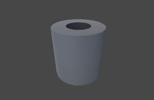3d model toilet paper