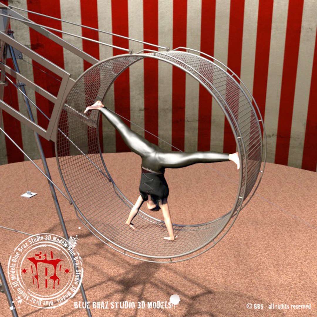 Wheel Death 3d Model