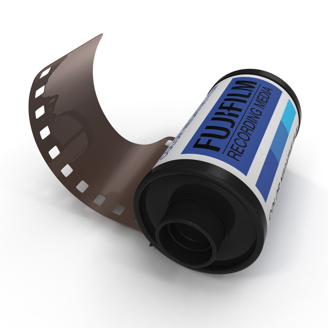 Film Roll 35mm Blue 3ds