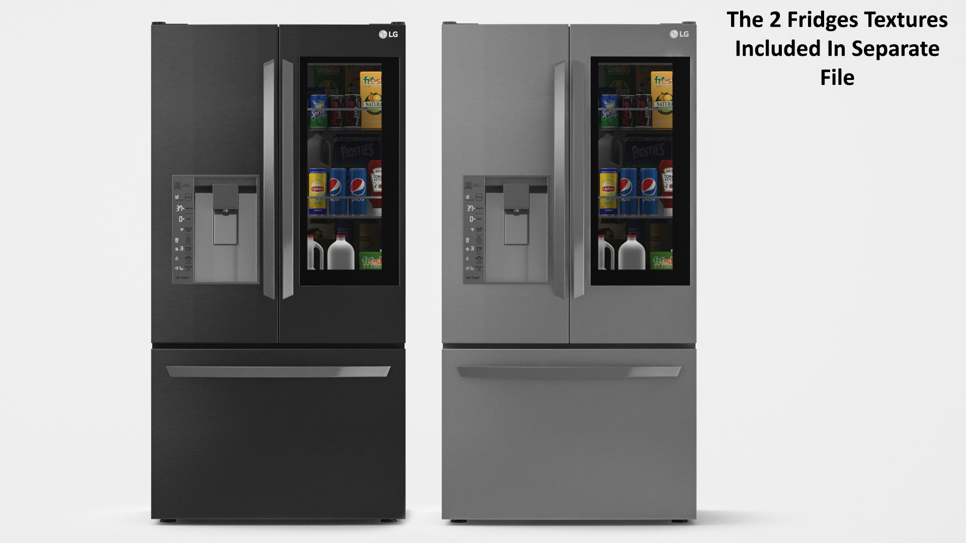 3D Full Fridge 01 model - TurboSquid 1971716