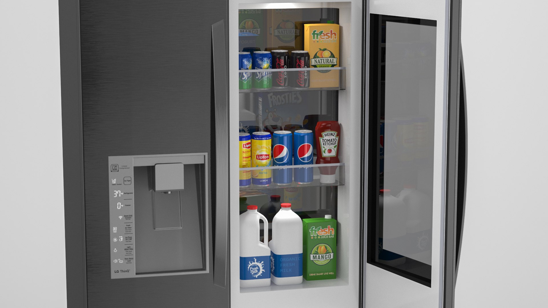 3D Full Fridge 01 model - TurboSquid 1971716
