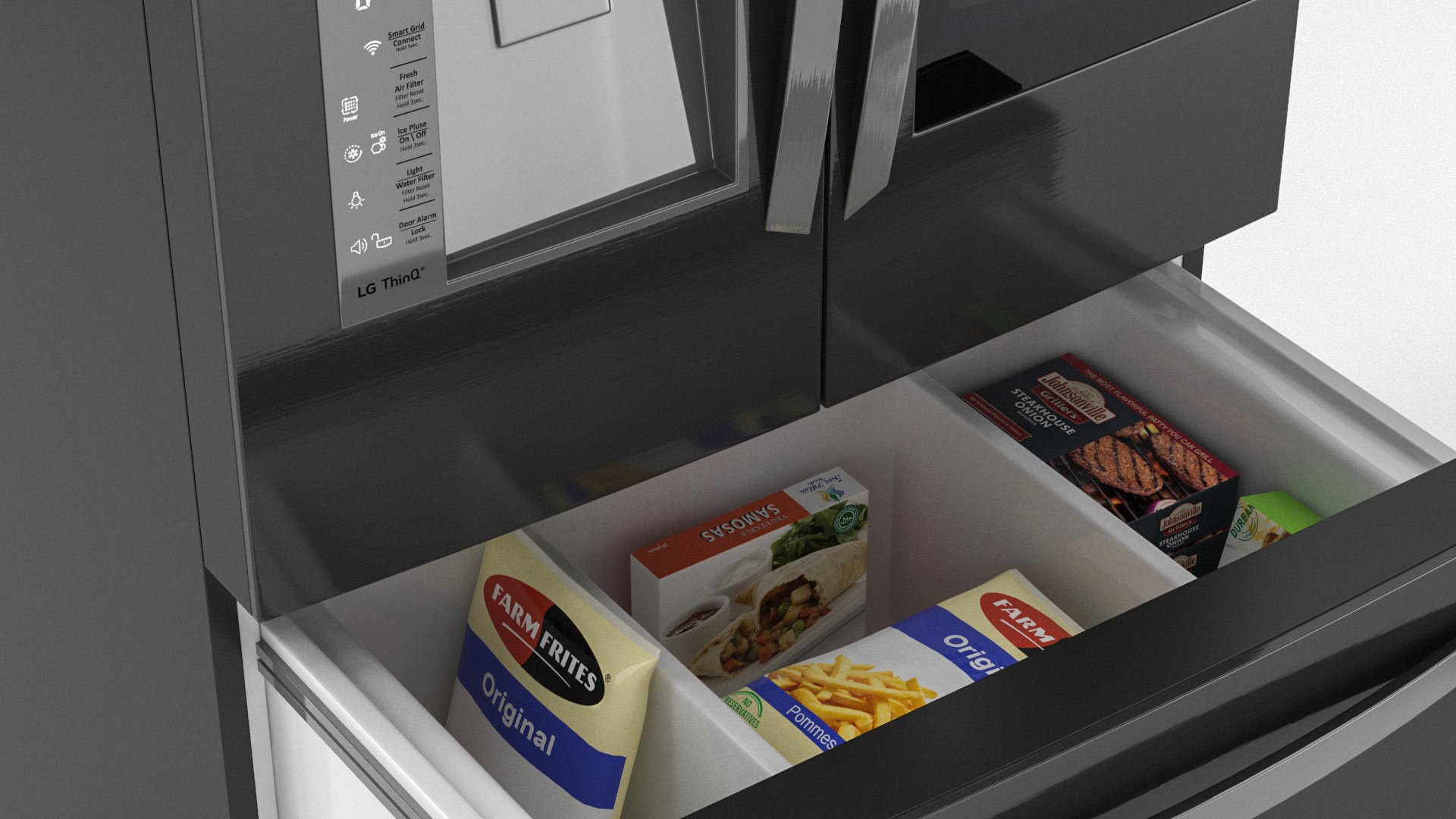 3D Full Fridge 01 model - TurboSquid 1971716