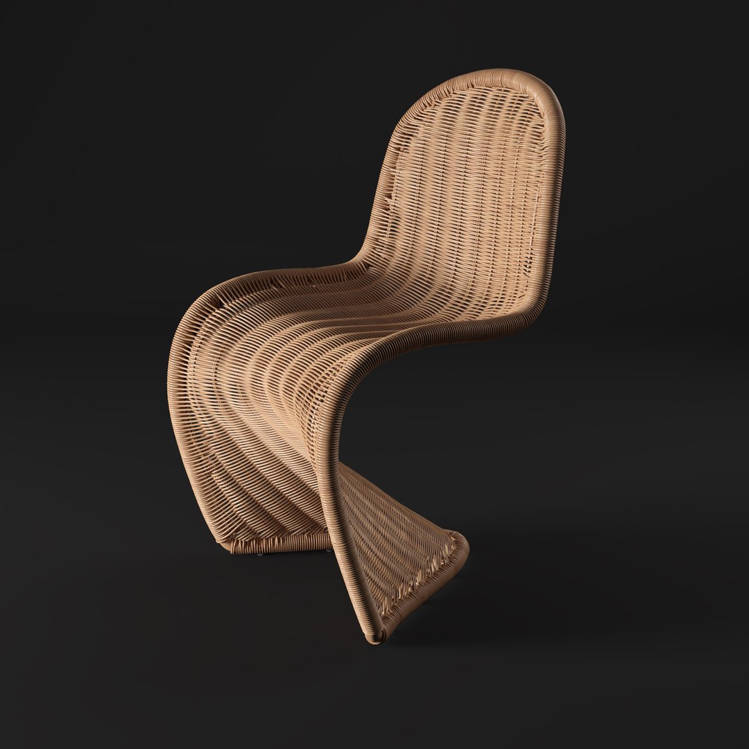 3D Model Rattan Chair - TurboSquid 2023503