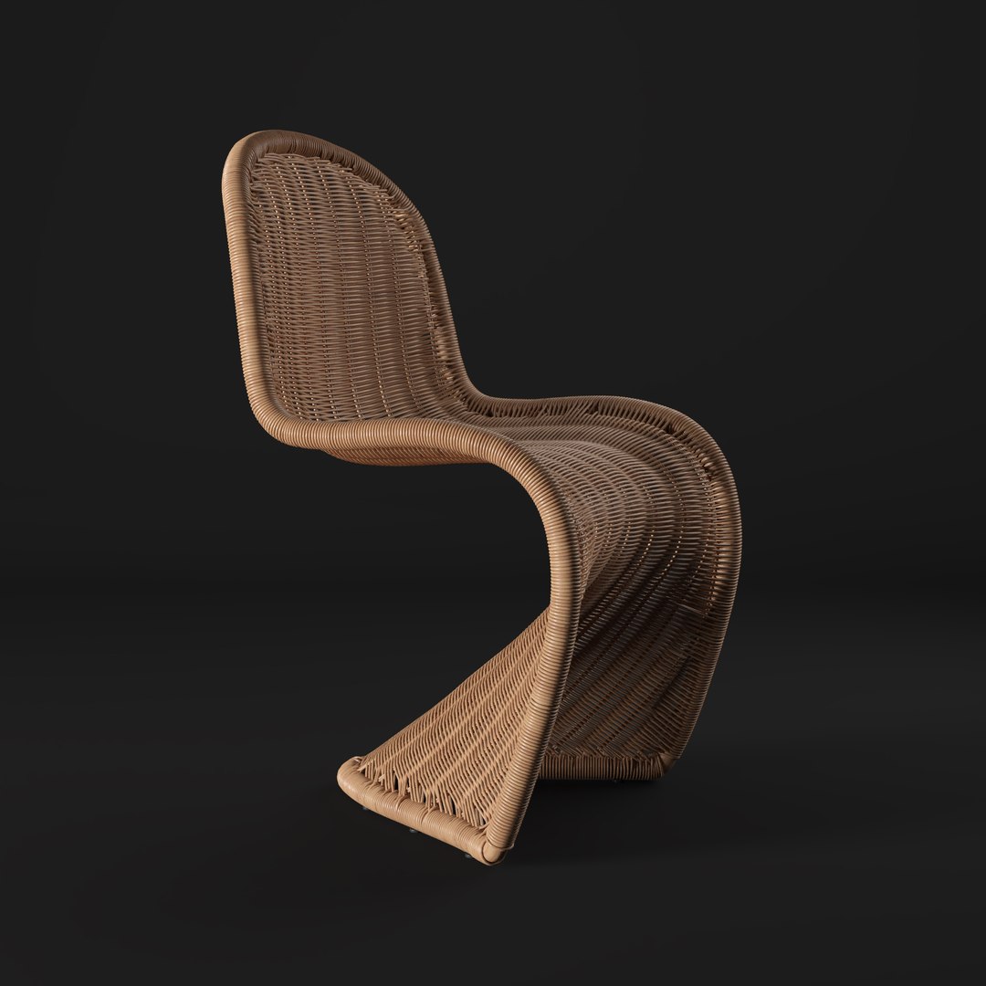 3D Model Rattan Chair - TurboSquid 2023503