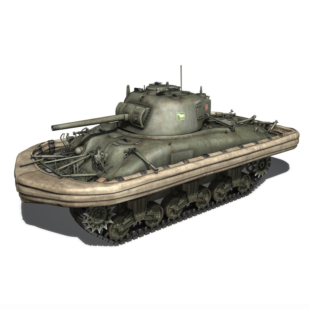 M4 Sherman Mk Iii 3d Model