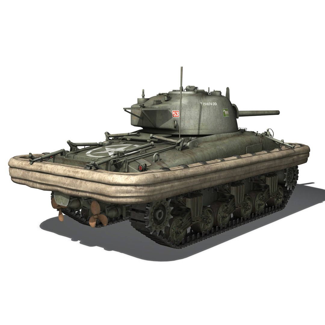 M4 Sherman Mk Iii 3d Model
