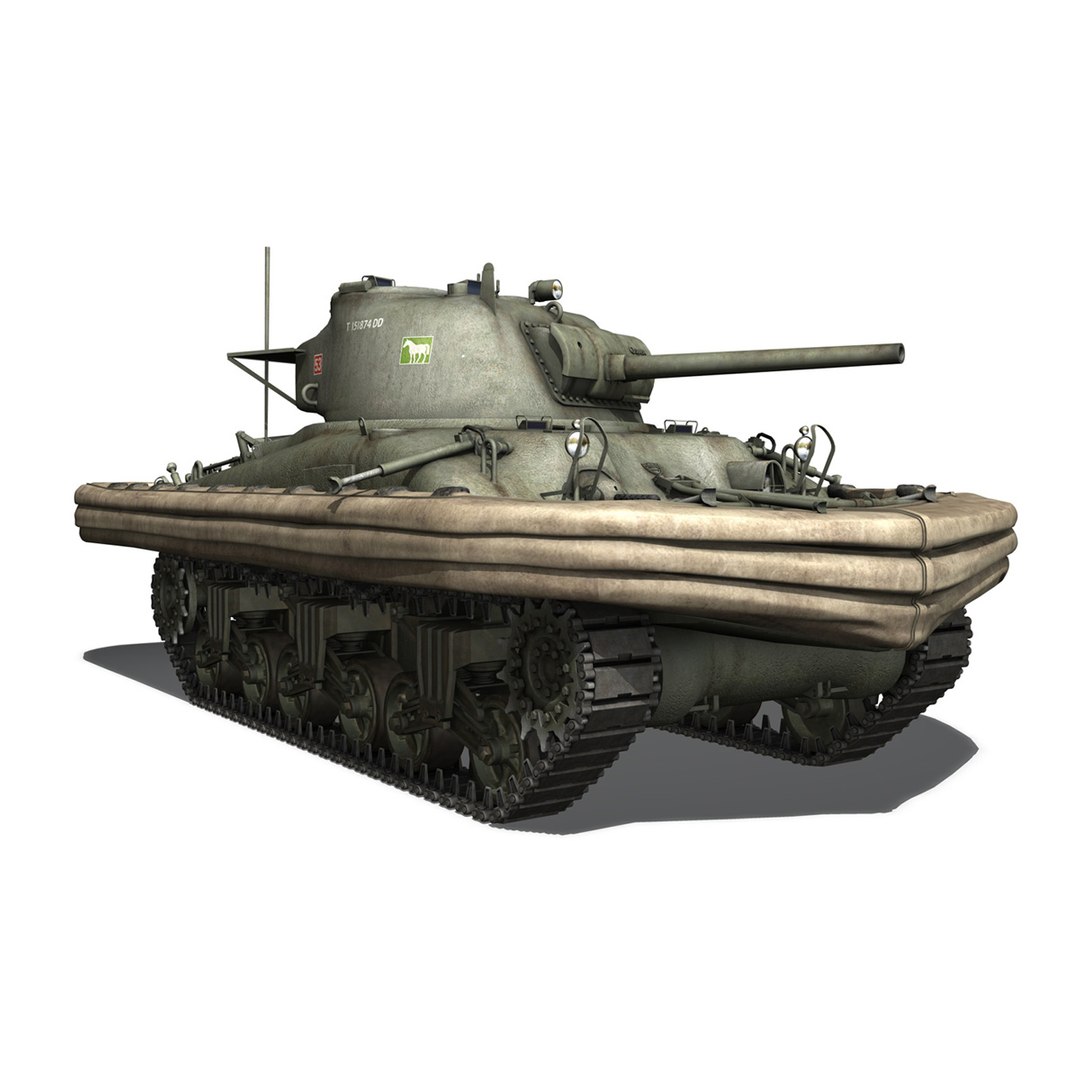 M4 Sherman Mk Iii 3d Model