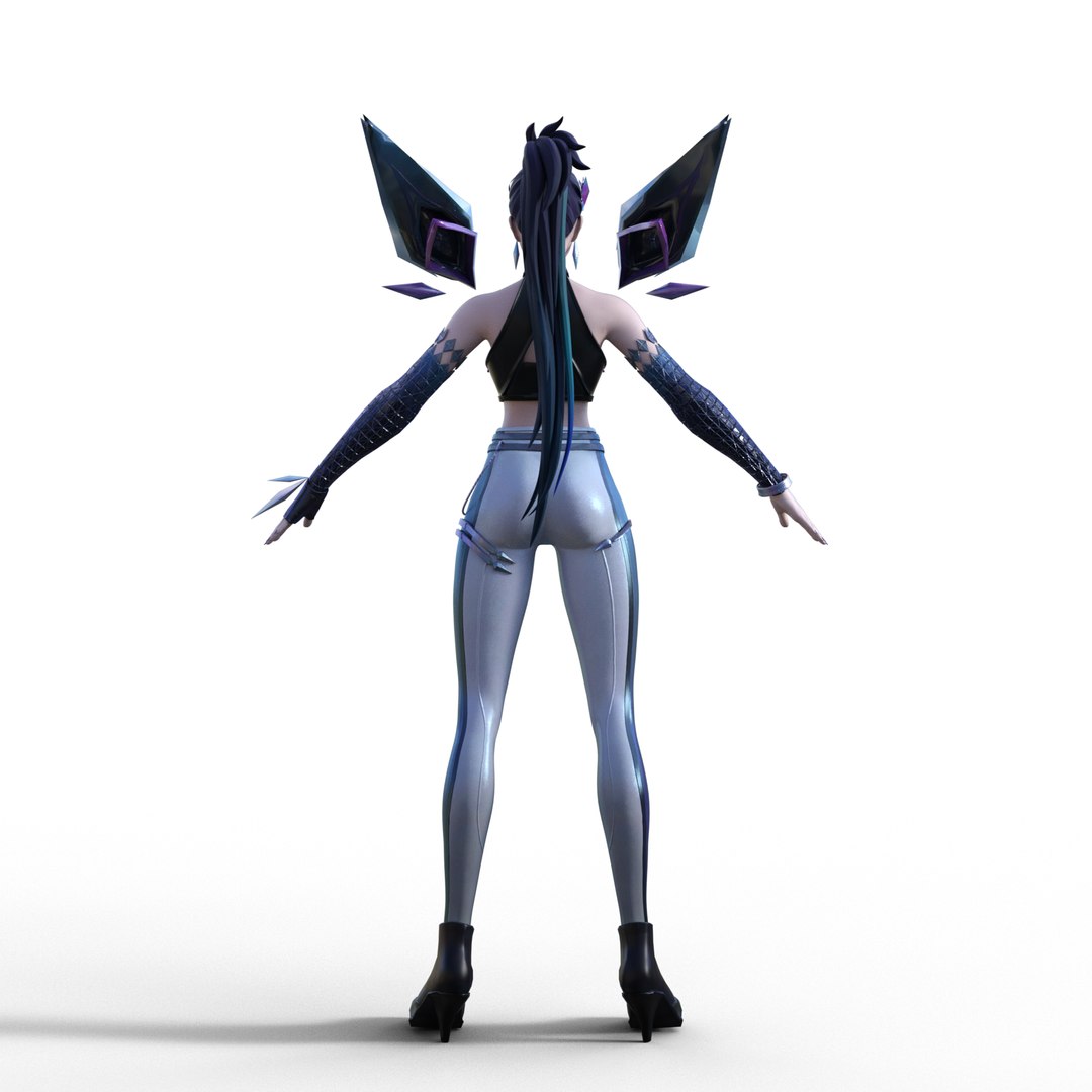 Kda All Out Kaisa Rigged Model Turbosquid 2059716