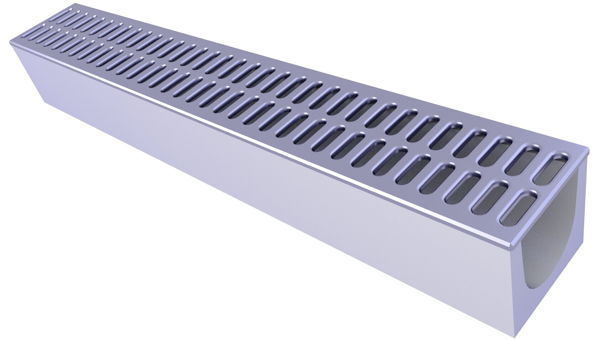 Trench Drain Channel Drain Grate 2 3D - TurboSquid 1979921