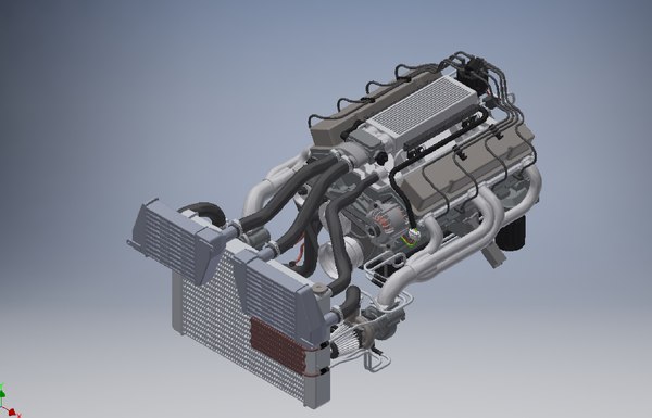 V8 Engine Assembly 3D model 3D 모델 - TurboSquid 2000295