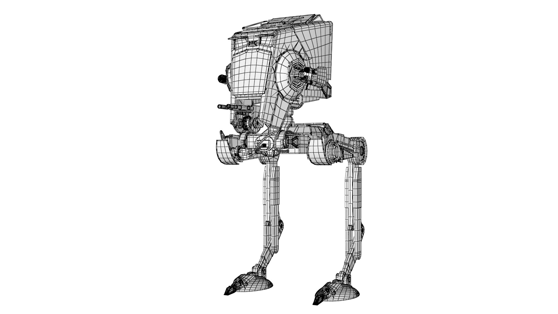 Rigged Atst Walker Star Wars 3D Model - TurboSquid 1735890