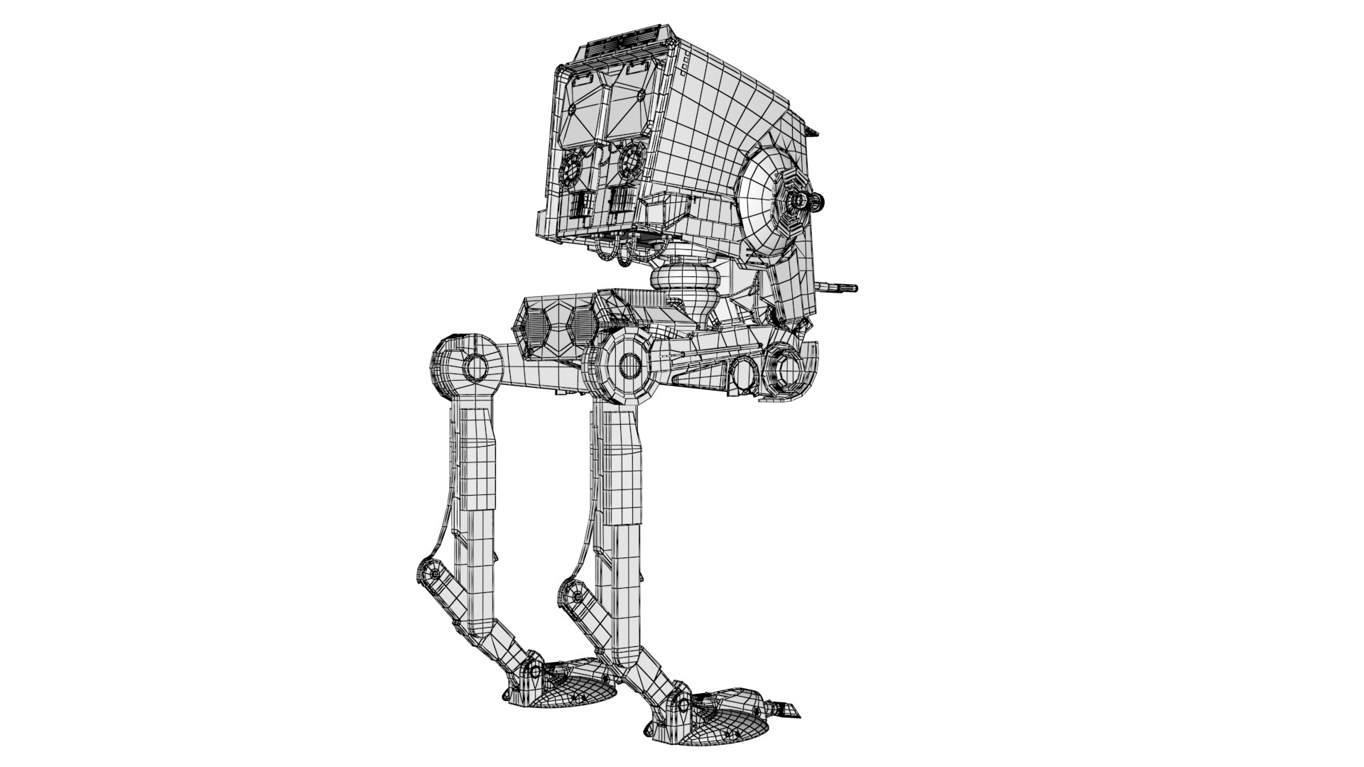 Rigged Atst Walker Star Wars 3D Model - TurboSquid 1735890