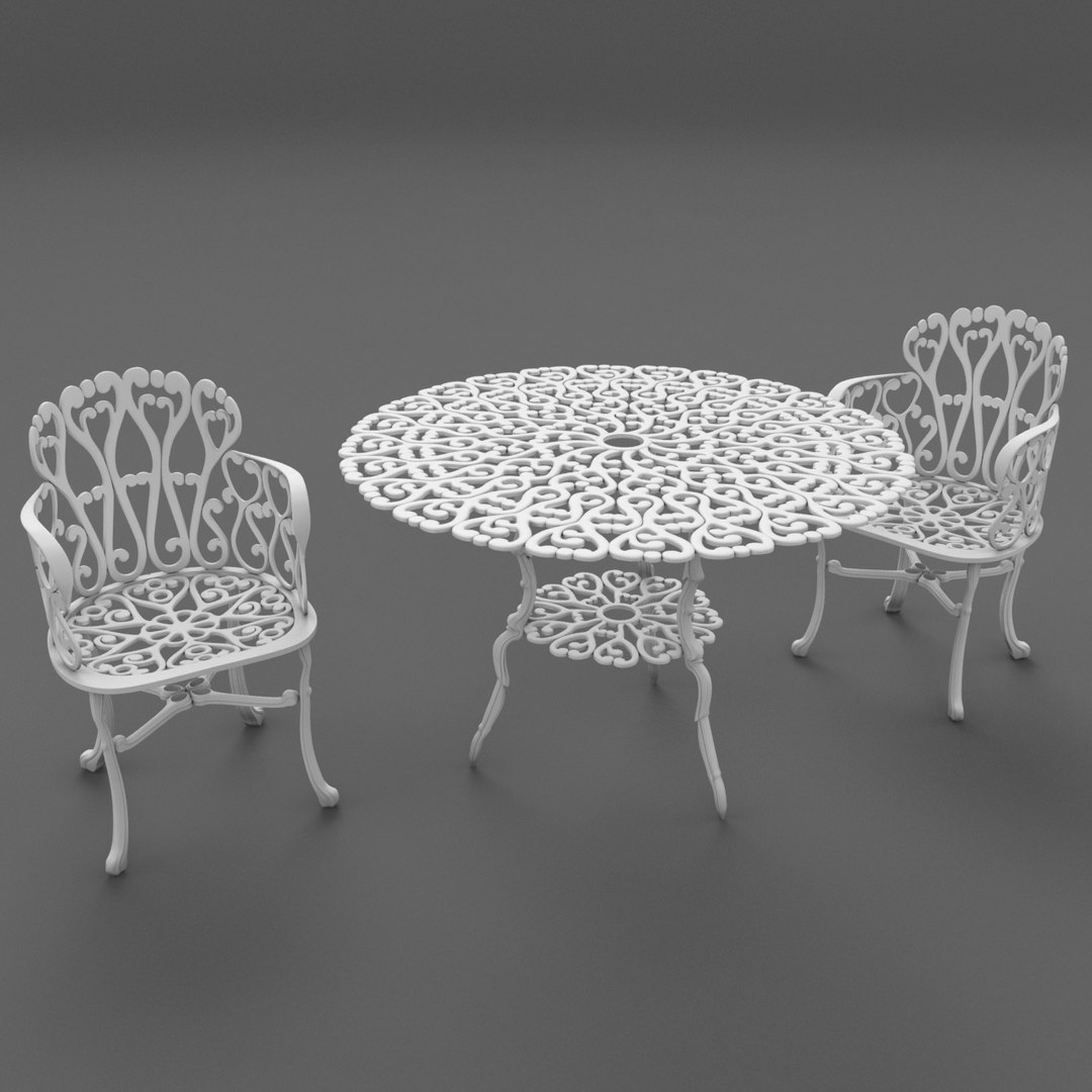 3d Model Forged Furniture