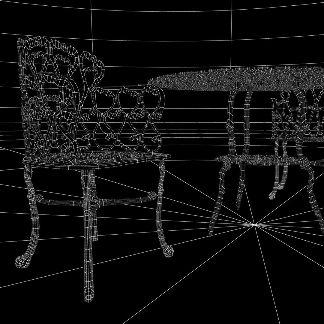 3d Model Forged Furniture
