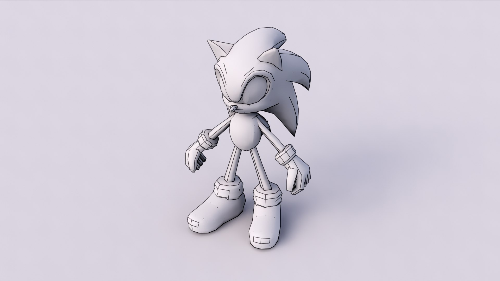 Sonic Character Toy Model - TurboSquid 2192733
