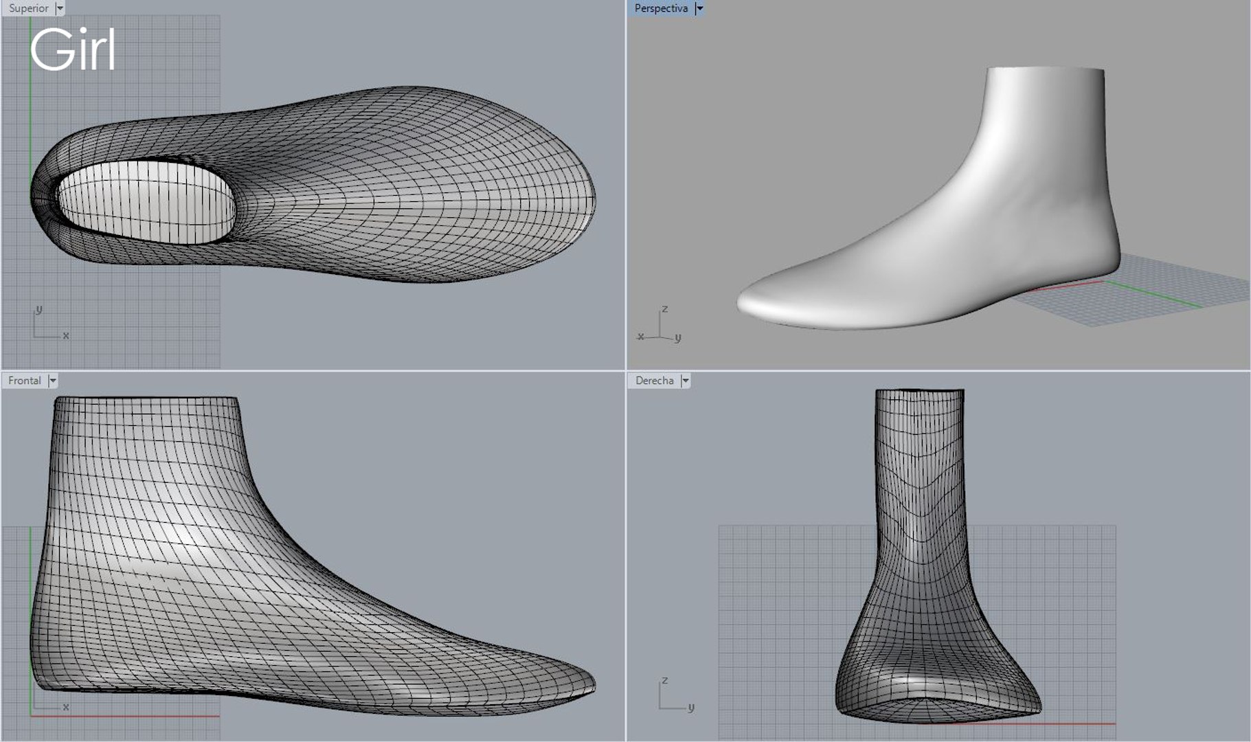 Woman Shoe Lasts Model - TurboSquid 1251540