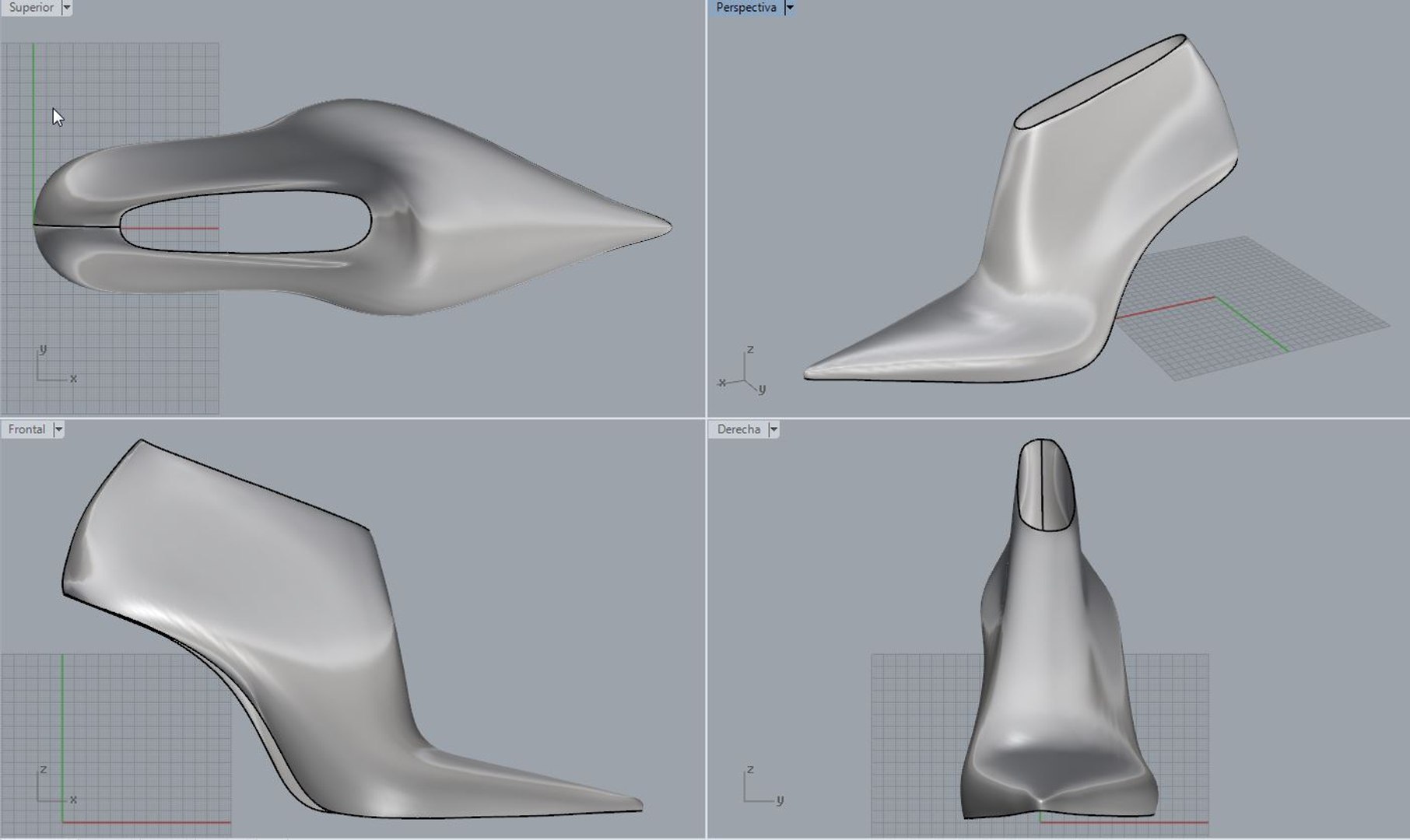 Woman Shoe Lasts Model - TurboSquid 1251540