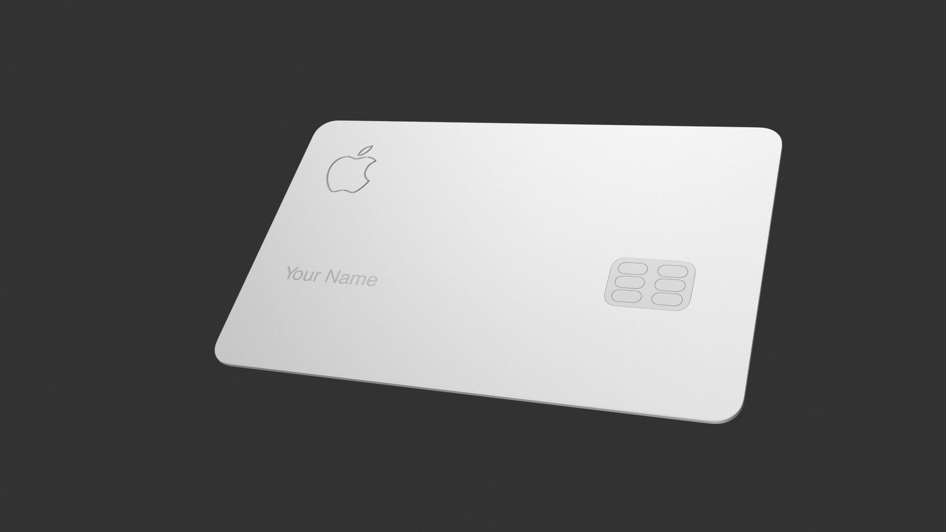 Card Apple Modeled 3D Model - TurboSquid 1656591