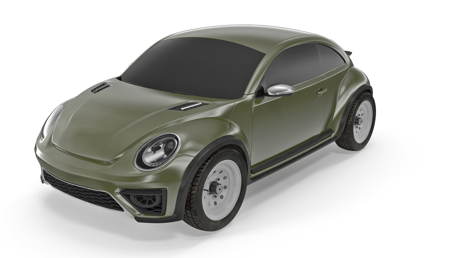 3D Compact Car Simple Interior Model - TurboSquid 1602199