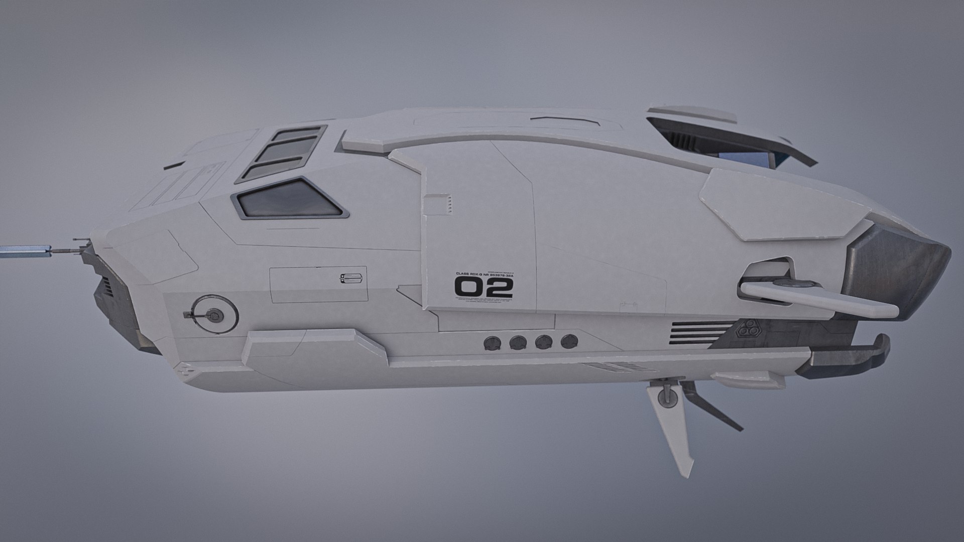 3D Model Transport Shuttle - TurboSquid 2273801