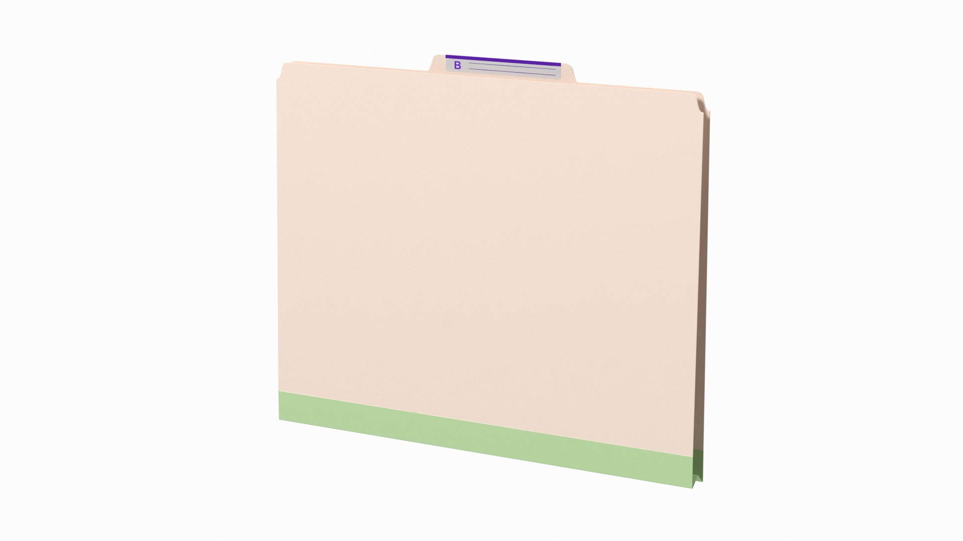 Blank Card Folder File 3D Model - TurboSquid 1778837