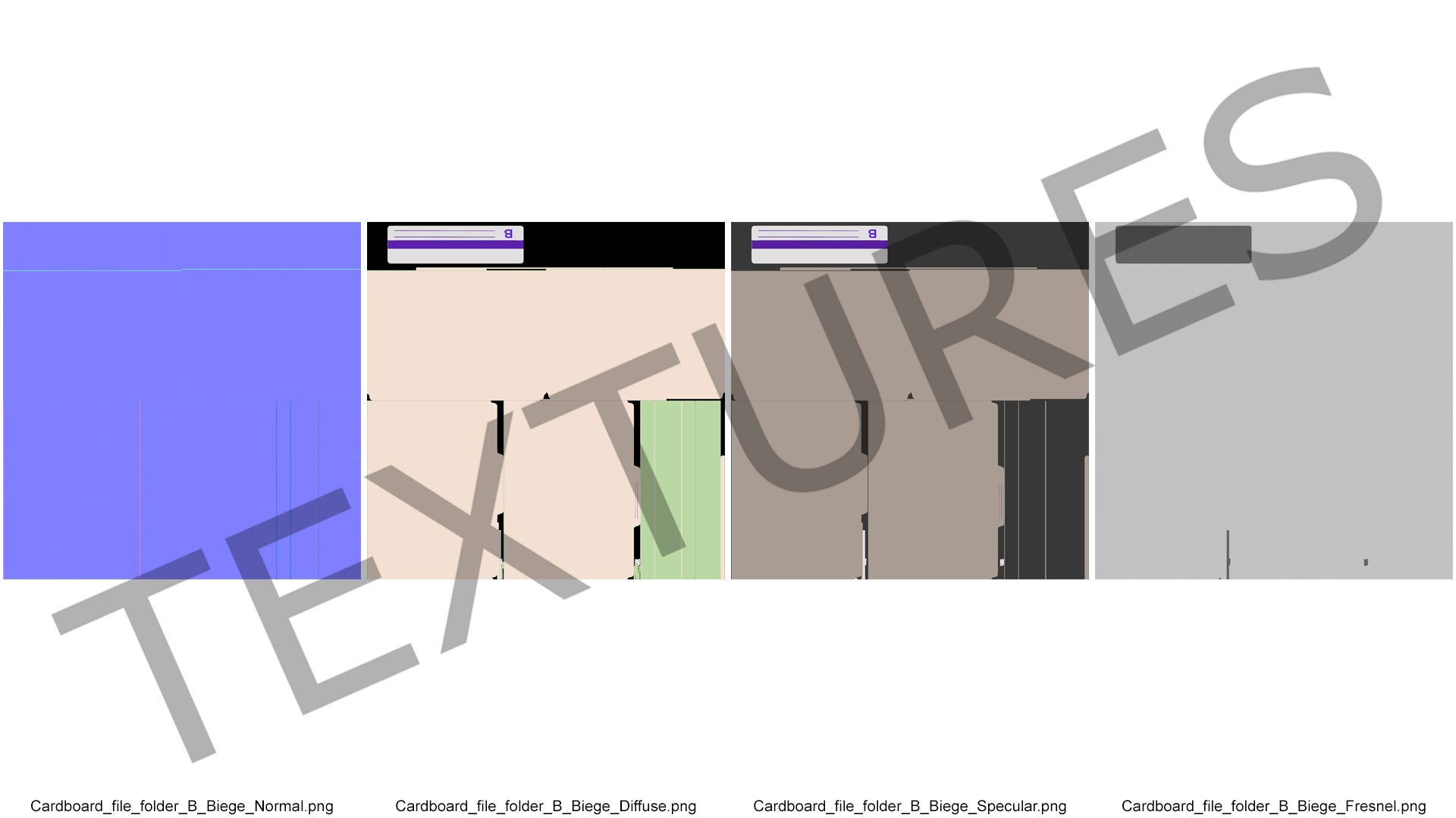 Blank Card Folder File 3D Model - TurboSquid 1778837