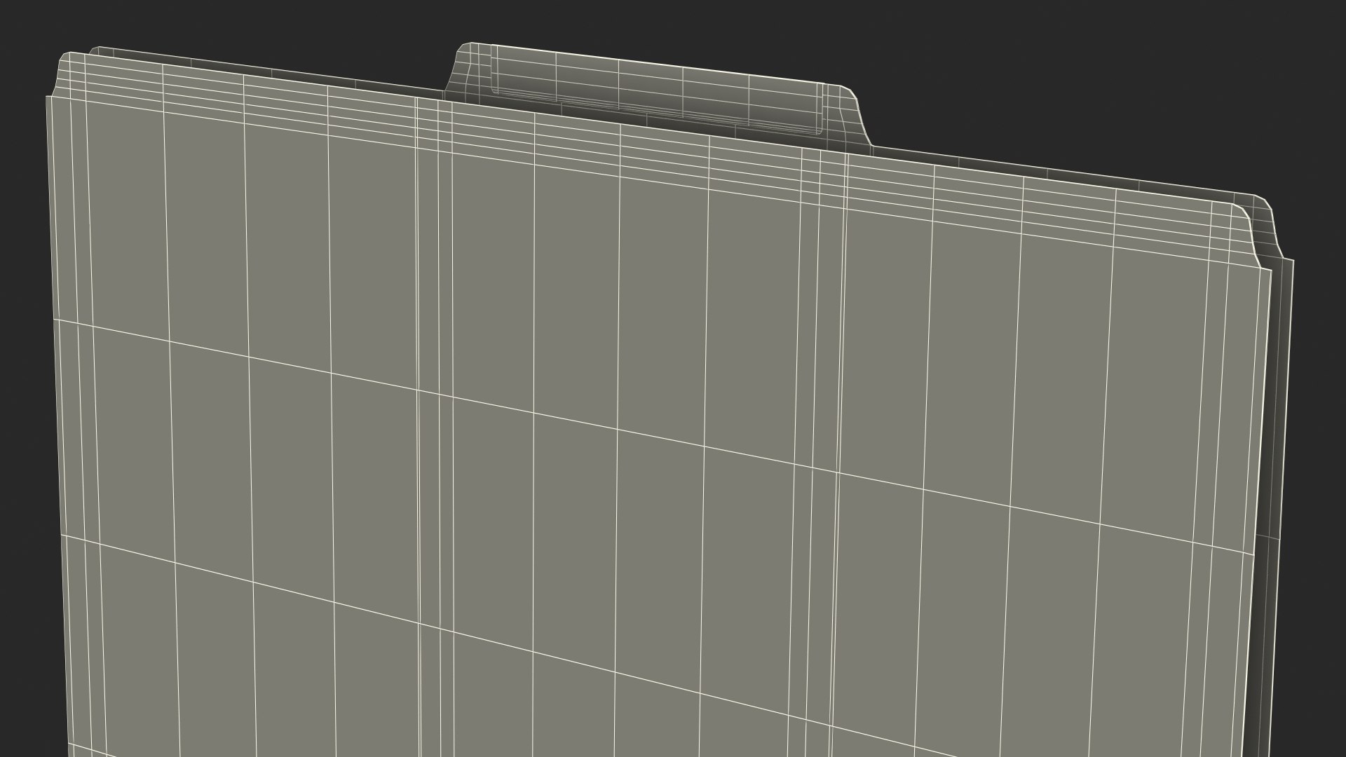 Blank Card Folder File 3D Model - TurboSquid 1778837