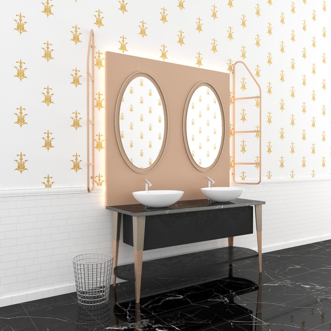 3D Sink Scavolini Washbasin - TurboSquid 1436471