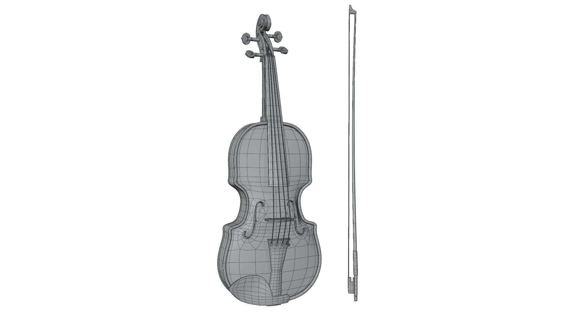 3D Violin - TurboSquid 2202237