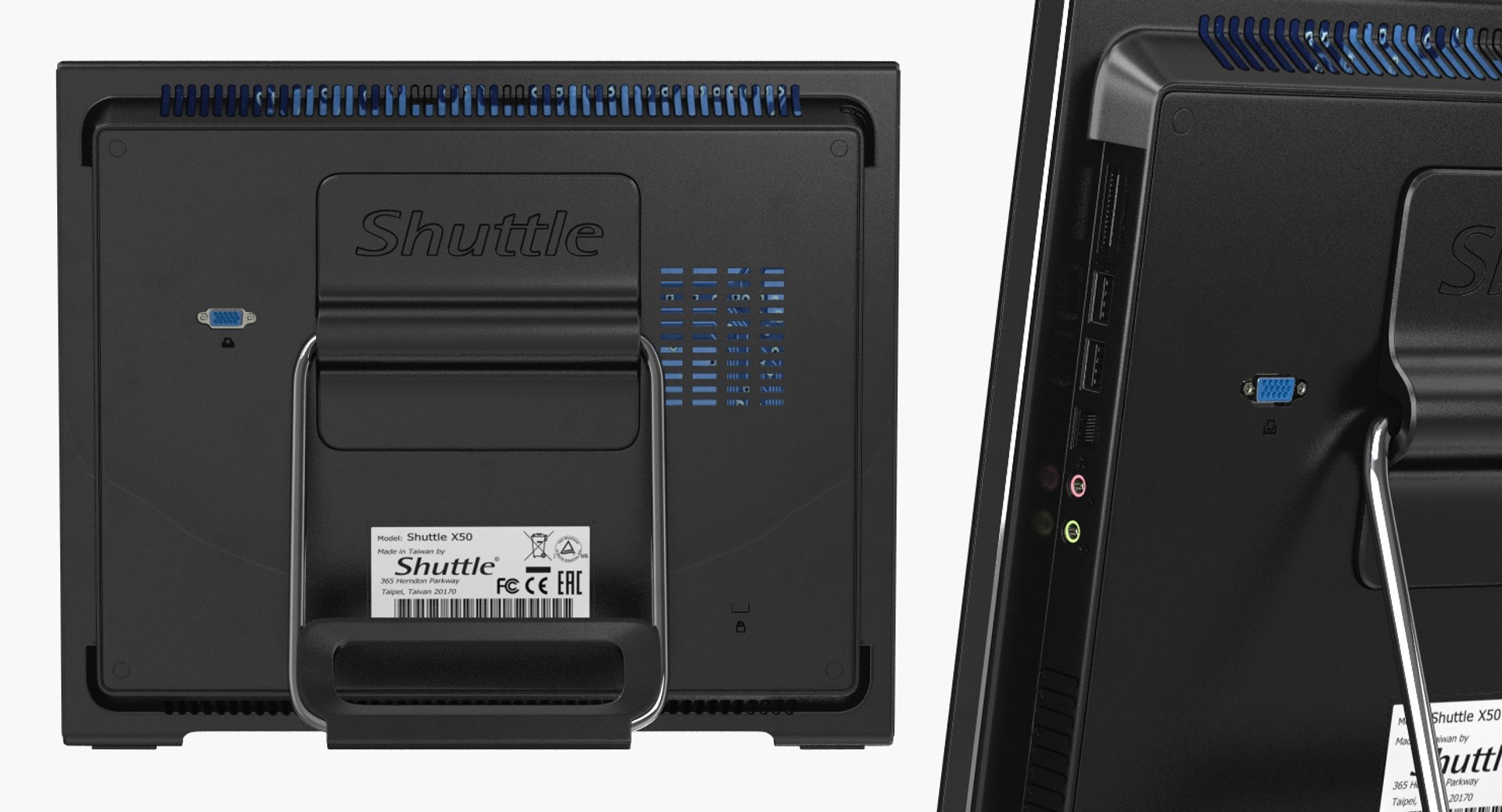 3D barebone pc shuttle x50v2 - TurboSquid 1195944