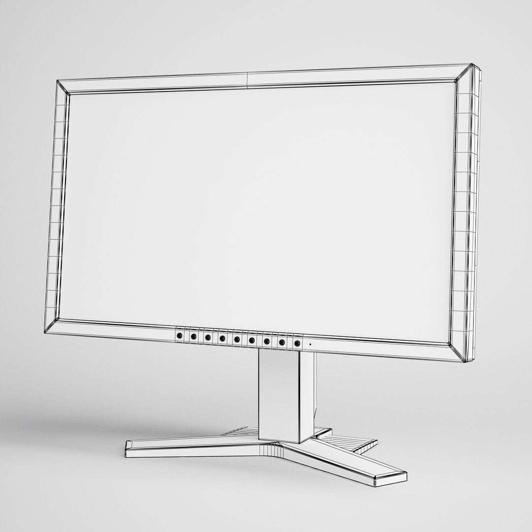 3d Model Of Monitor