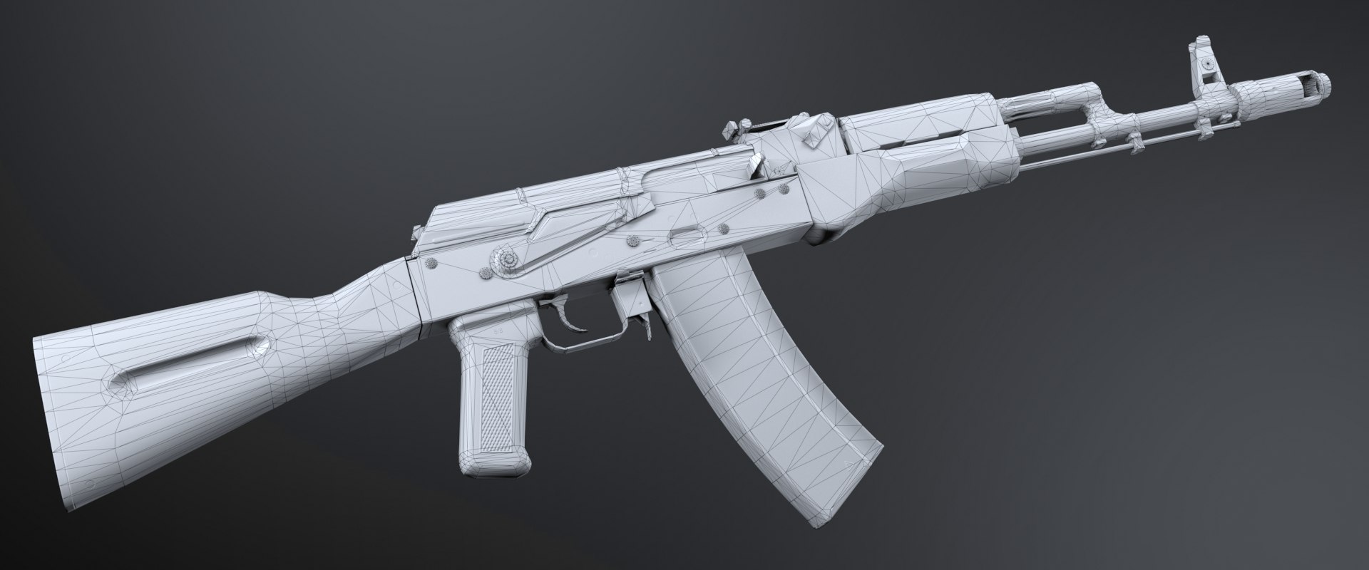 Low-poly Ak-74n Ak 3D - TurboSquid 1321349