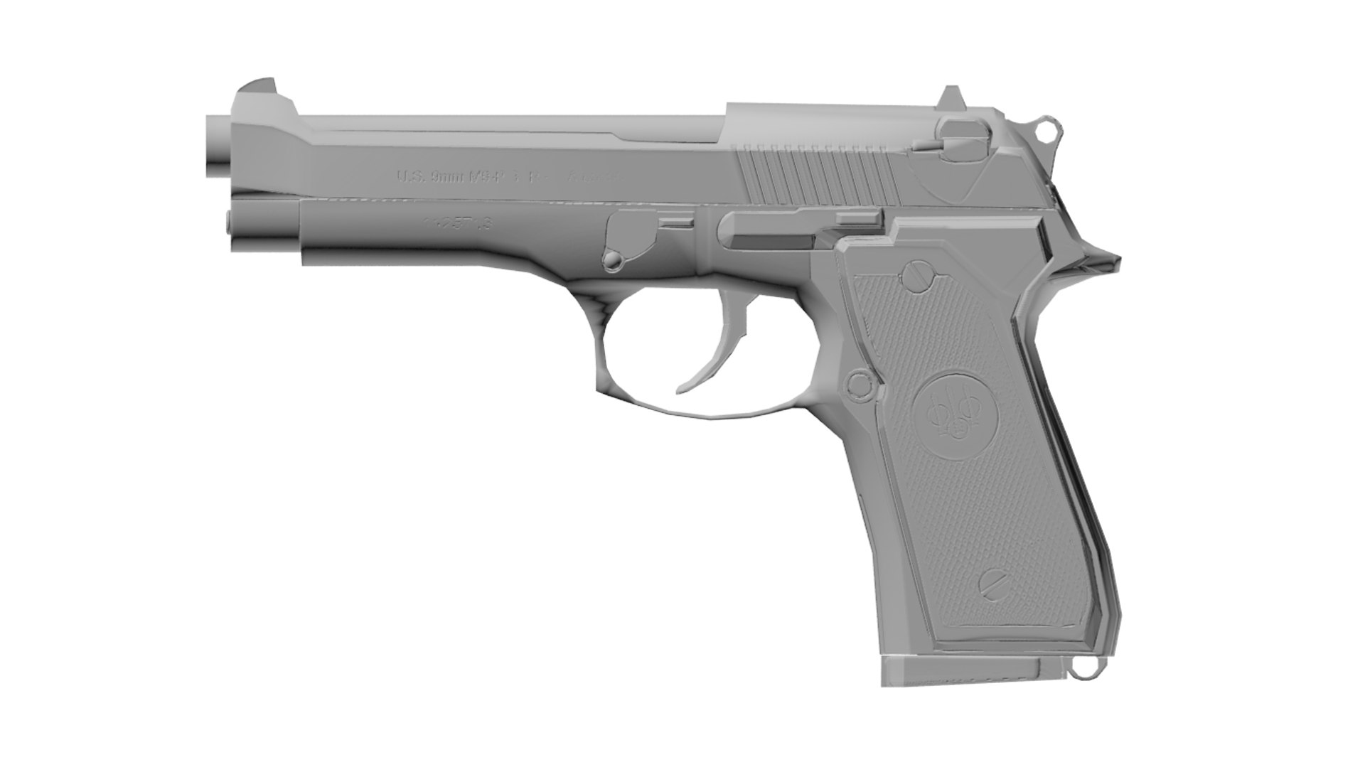 3d Beretta M9