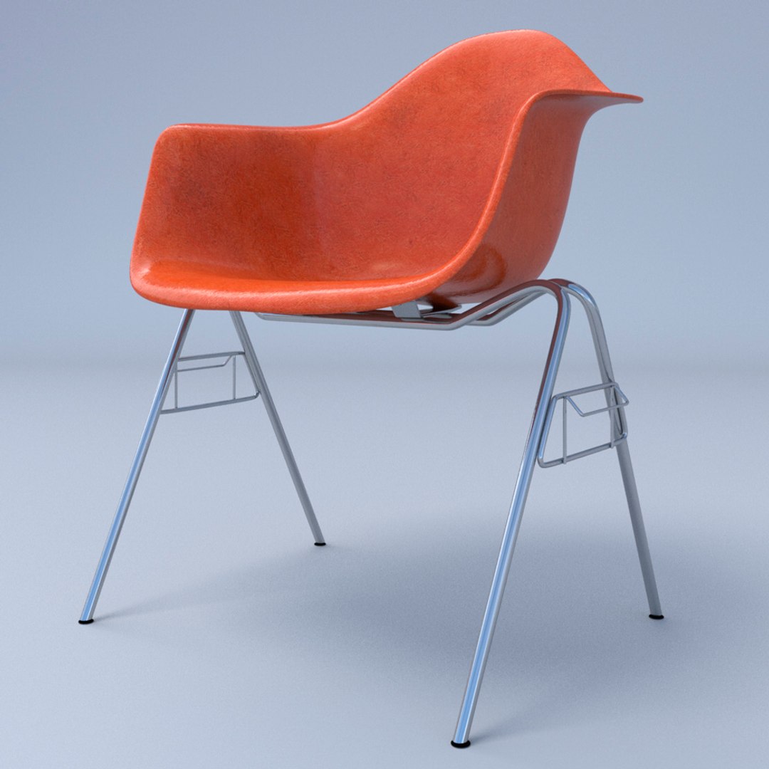 3dsmax eames arm chair