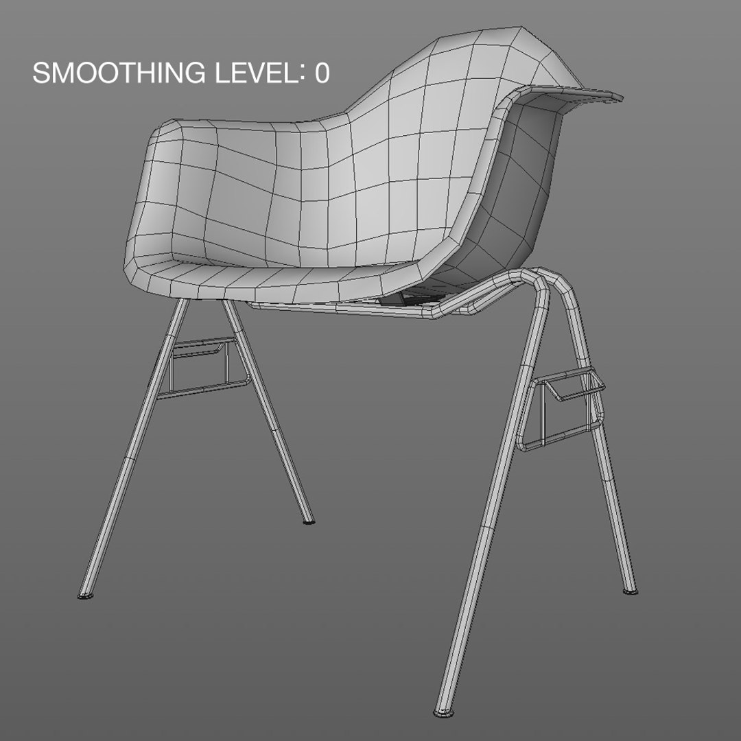 3dsmax eames arm chair
